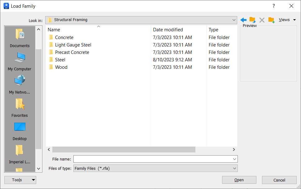 RISA | RISA-Revit Link: Adding Shapes